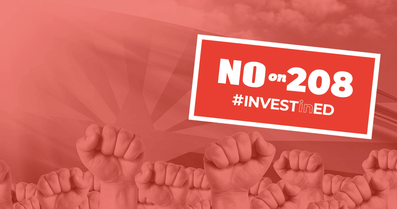 Arizona, Vote NO on Prop 208